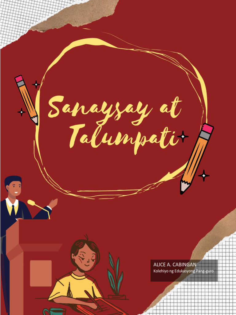 MIDTERM - FEd 123 - SANAYSAY AT TALUMPATI | PDF