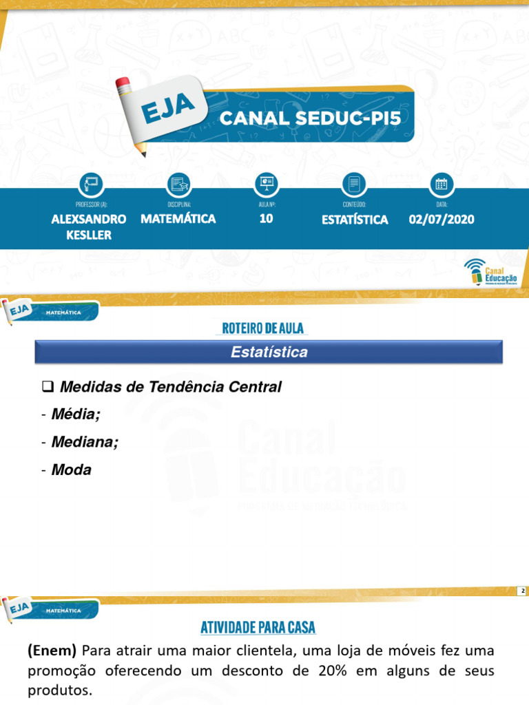 Aula 1.4 +um Exemplo de Graficos e Medias | PDF