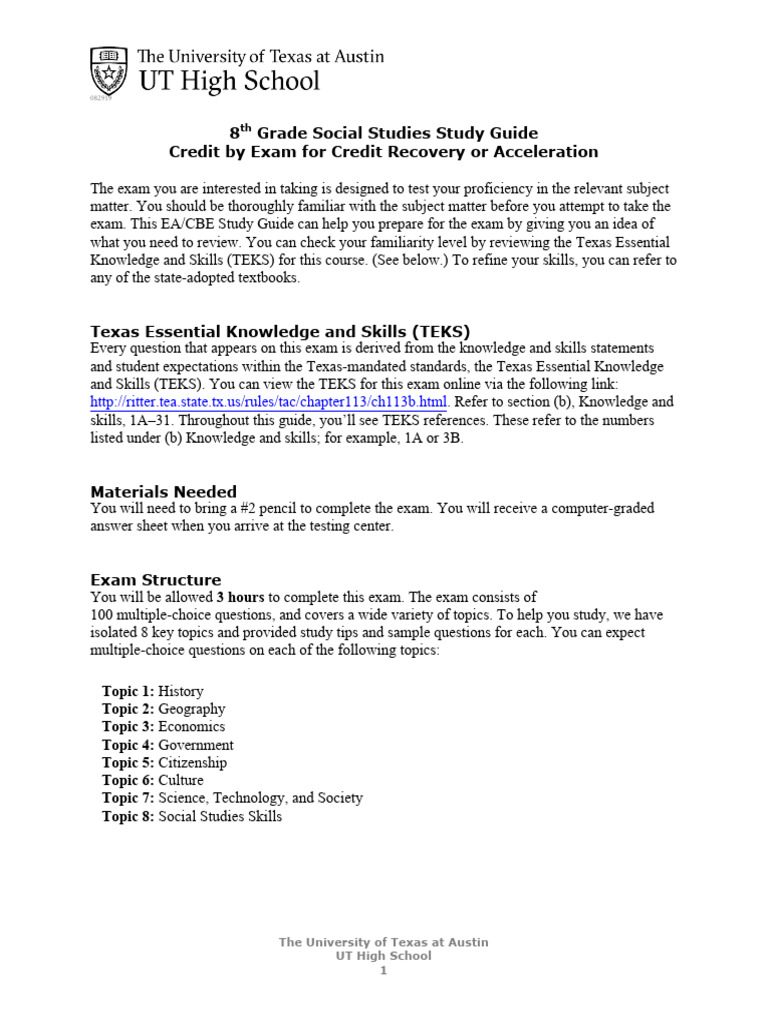 Uths Eighth Ss | PDF
