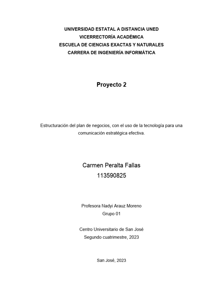 CarmenPeralta Proyecto2 | PDF