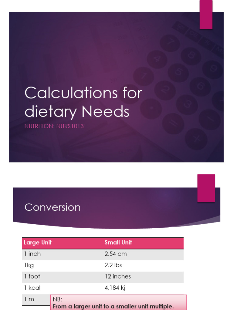 Anthropometry Calculations in Nutrition - 2019 | PDF