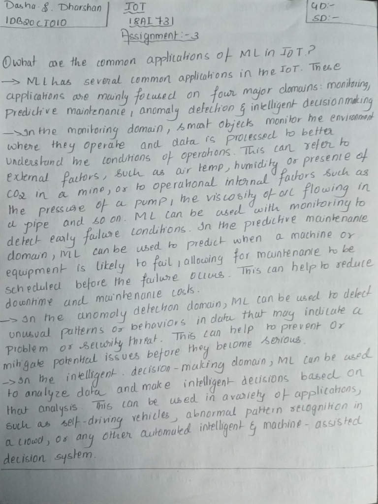 iot assignment 3 | PDF | Distributed Computing Architecture | Computing