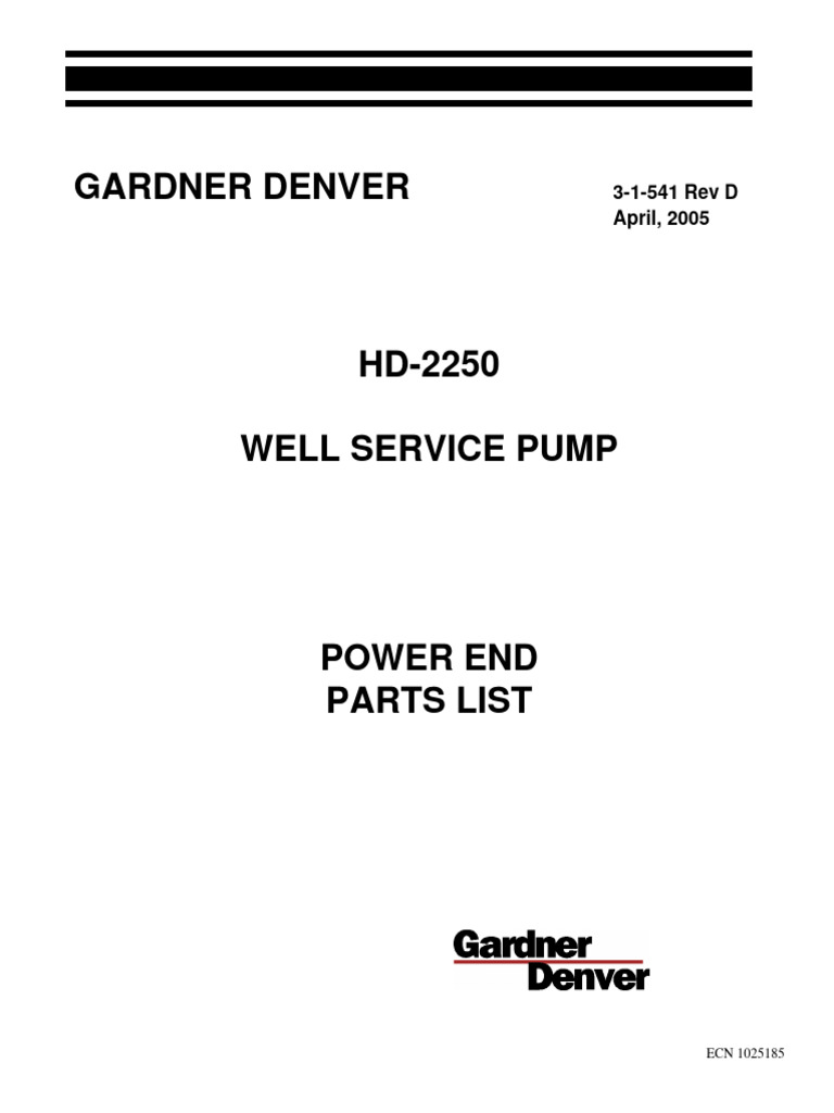 HD2250 PE Parts List | PDF | Screw | Pipe (Fluid Conveyance)