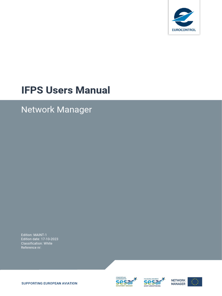 IFPS User Manual - Edition MAINT-1 | PDF
