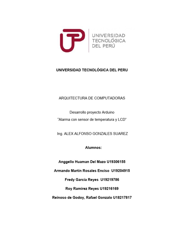 Proyecto Thinkercad Pdf