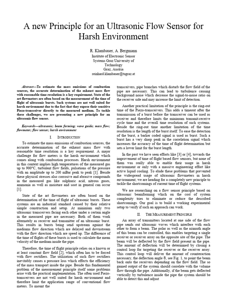 ARTICULO ORIGINAL | PDF | Flow Measurement | Field Programmable Gate Array