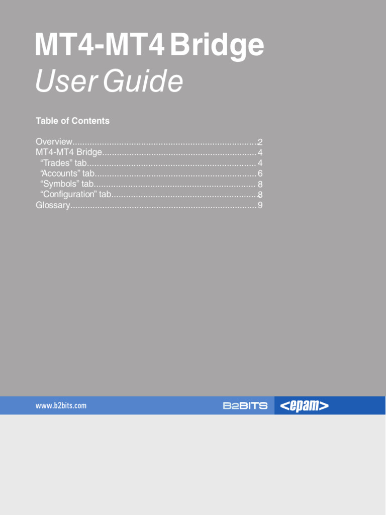 MT4-MT4 Bridge User Guide | PDF | Computers