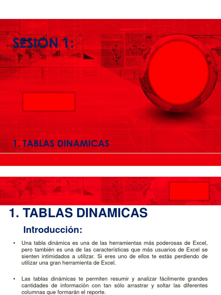 Tablas Dinamicas | PDF