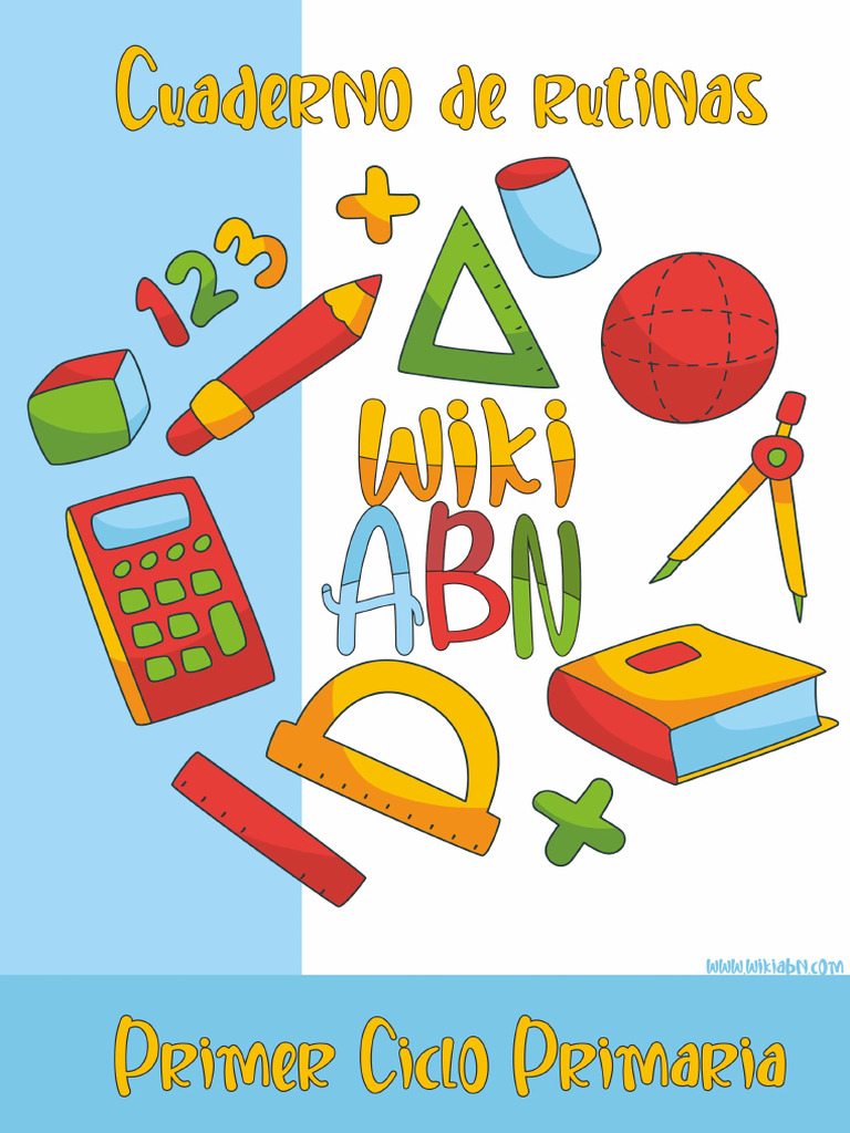 Cuaderno de Rutinas Matematicas Primero Primaria | PDF