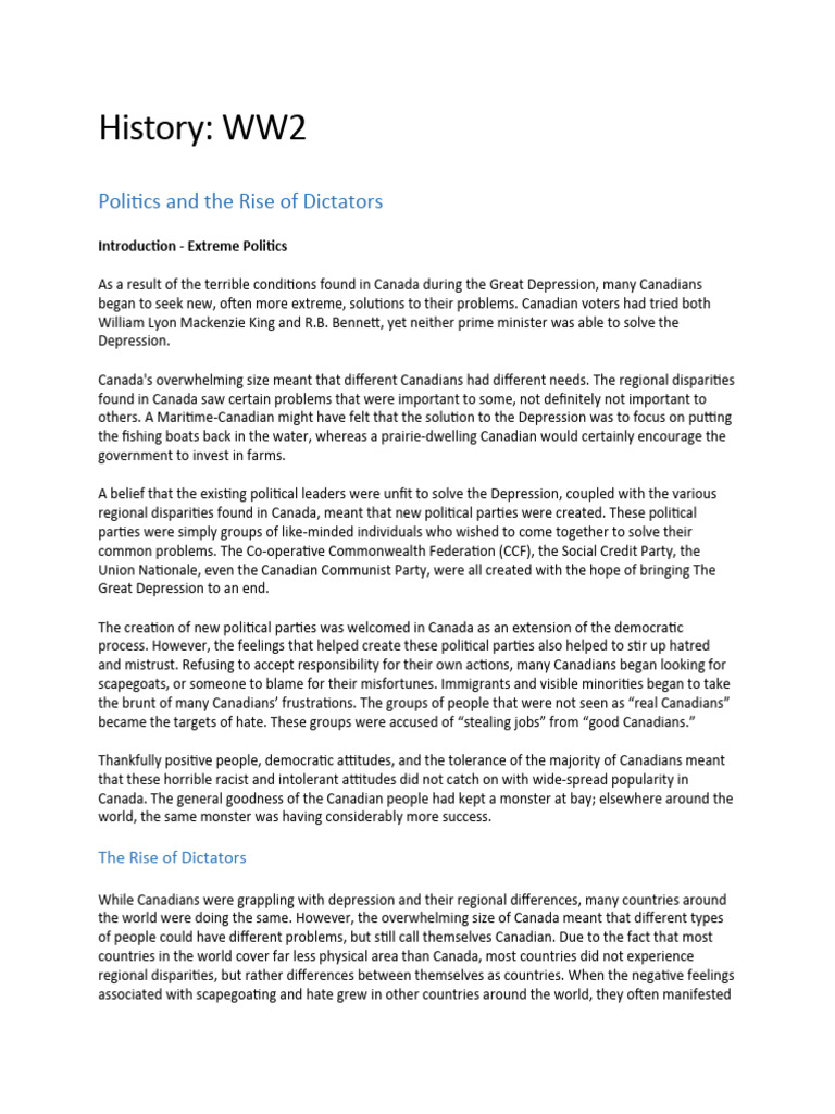 History Note | PDF | Nazi Germany | Operation Overlord