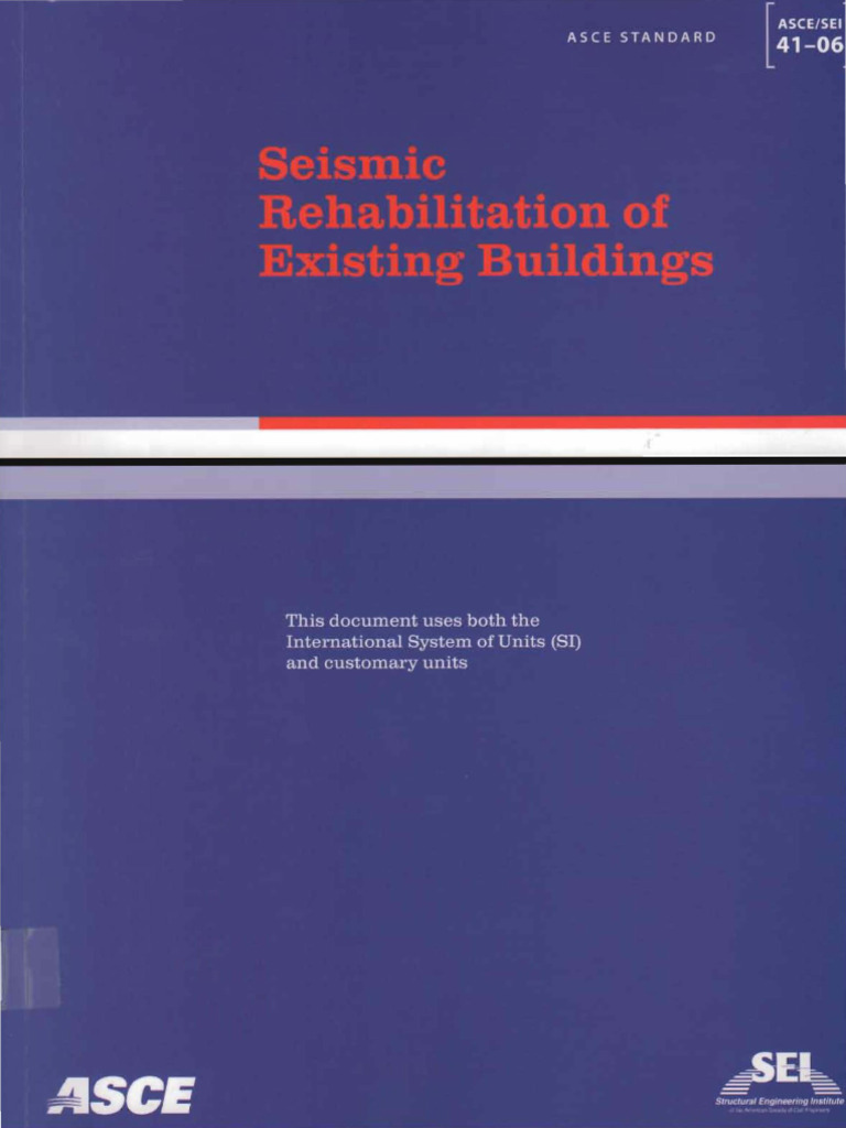 Seismic Rehabilitation Of Existing Buildings Pdf Framing