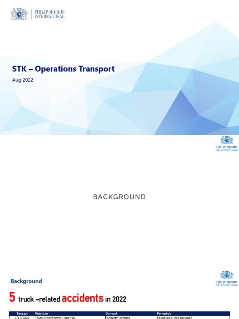 STK Operations Transport | PDF
