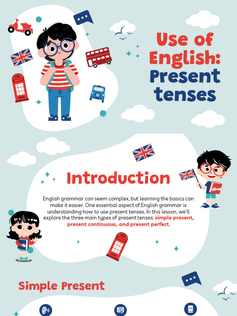 Mastering English Present Tenses | PDF | Grammatical Tense | Perfect ...