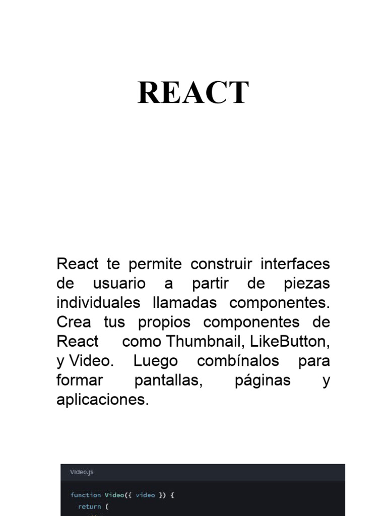 REACT | PDF REACT | PDF