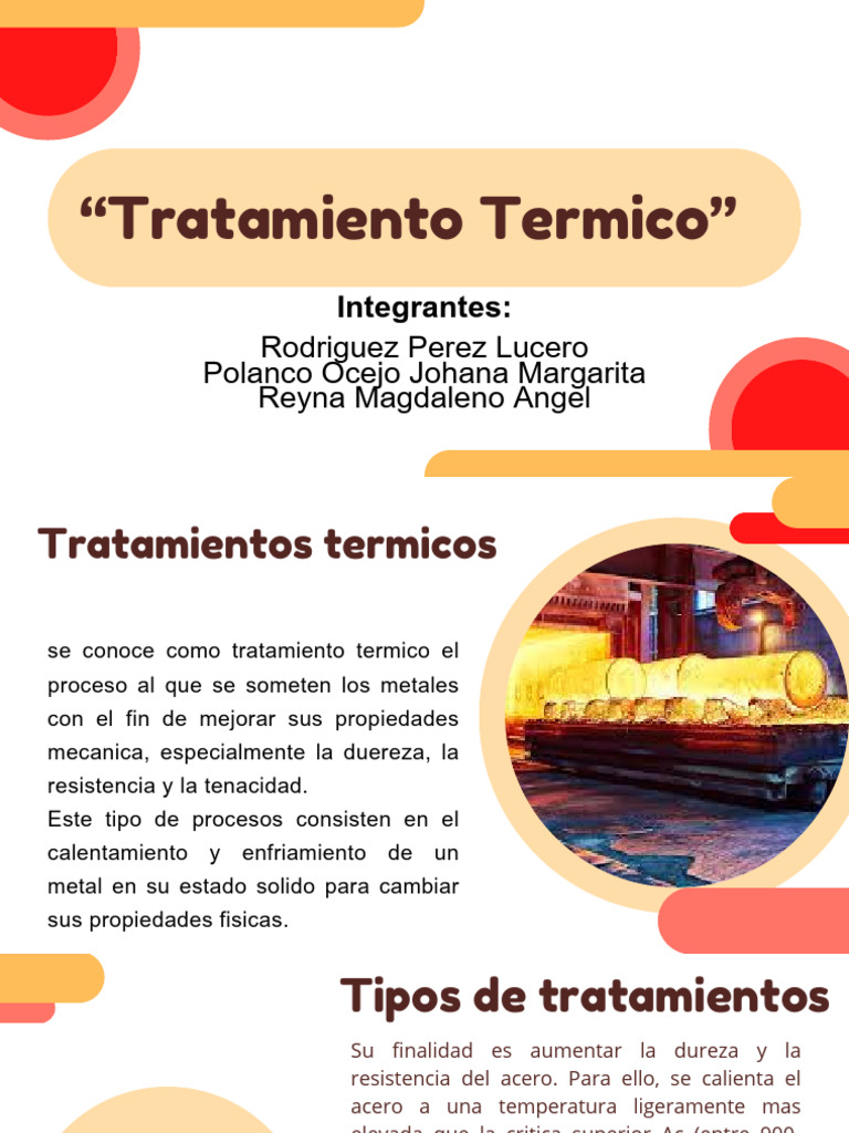 Tratamiento Termico | PDF | Tratamiento a base de calor | Acero