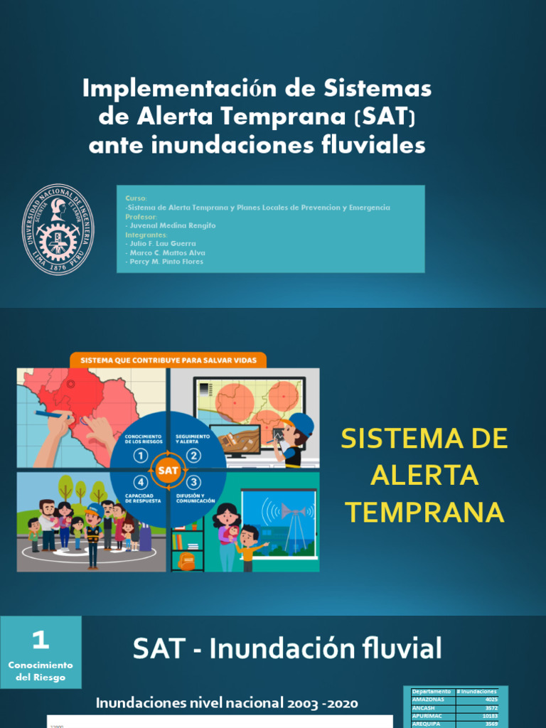 Implementación de Sistemas de Alerta Temprana | PDF