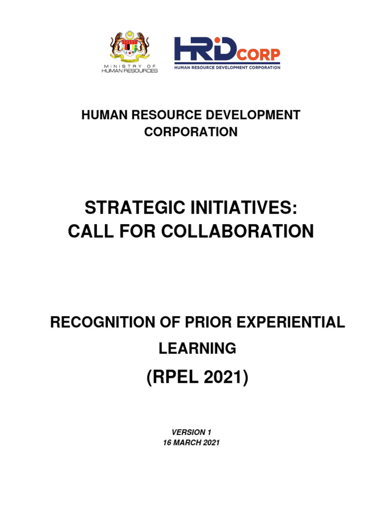 RPEL 2021 Call For Collaboration V2 | PDF | Certification ...