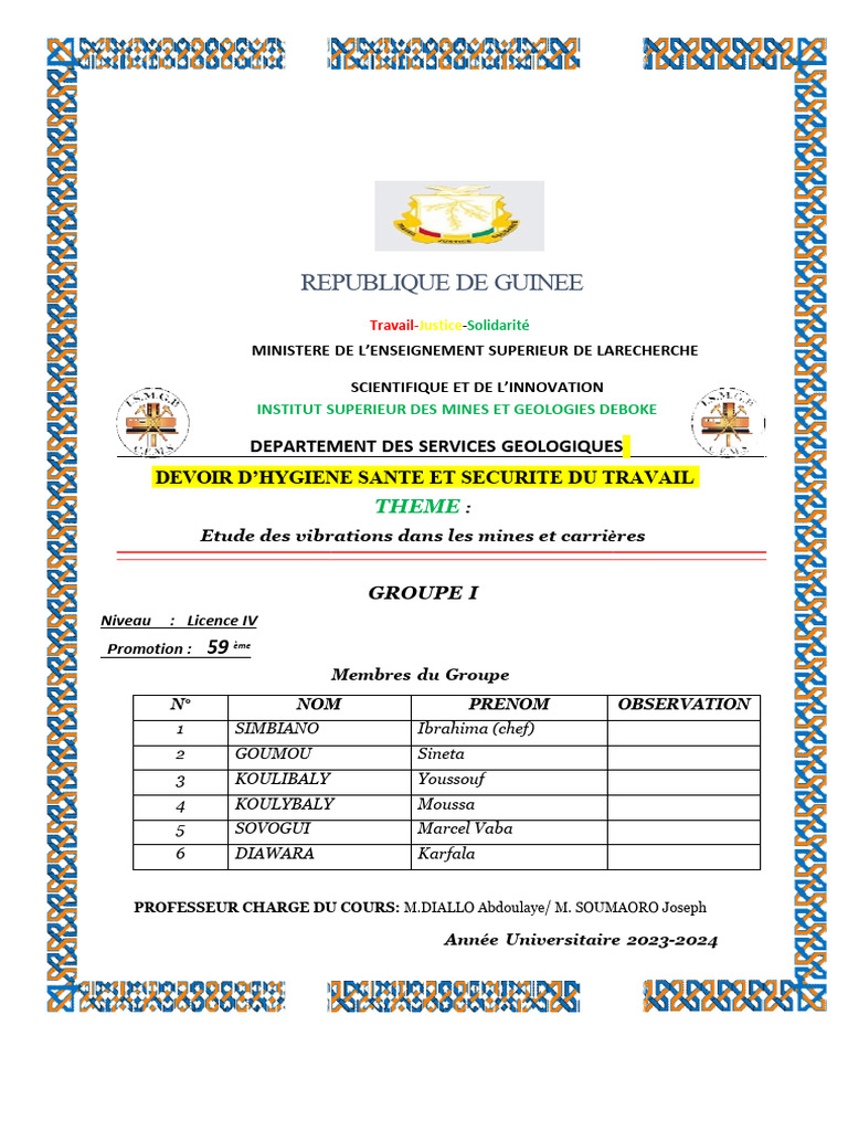 Devoir 2 D'HSST | PDF