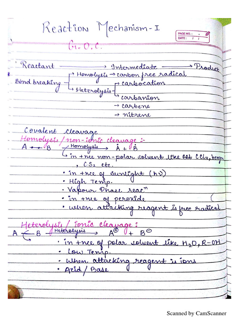 Complete Organic Chemistry Notes | PDF