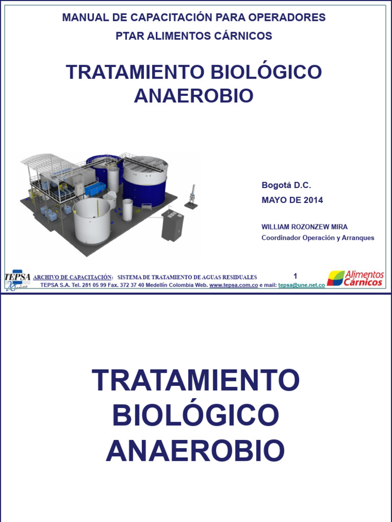 Tratamiento Biologico Anaerobio | PDF