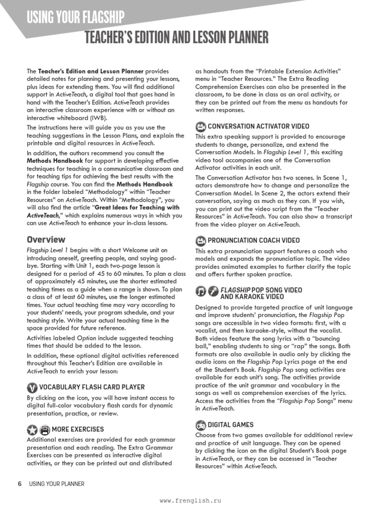 Flagship 1 Teachers Boo | PDF