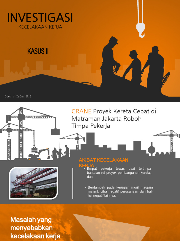 PPT INVESTIGASI KECELAKAAN KERJA | PDF