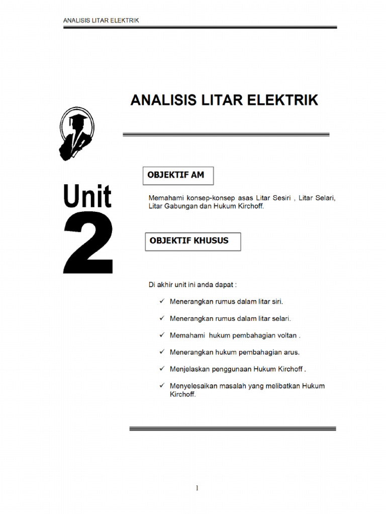 Bab 2 Analisis Litar Elektrik Conv | PDF