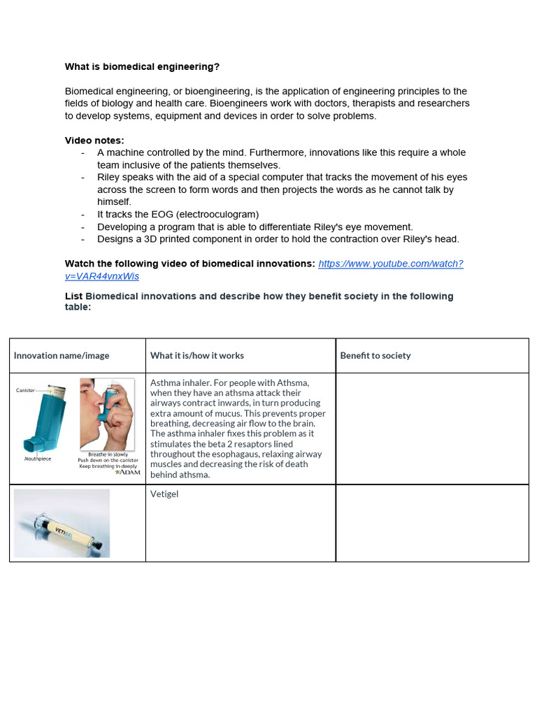 Introduction To Biomedical Innovation | PDF
