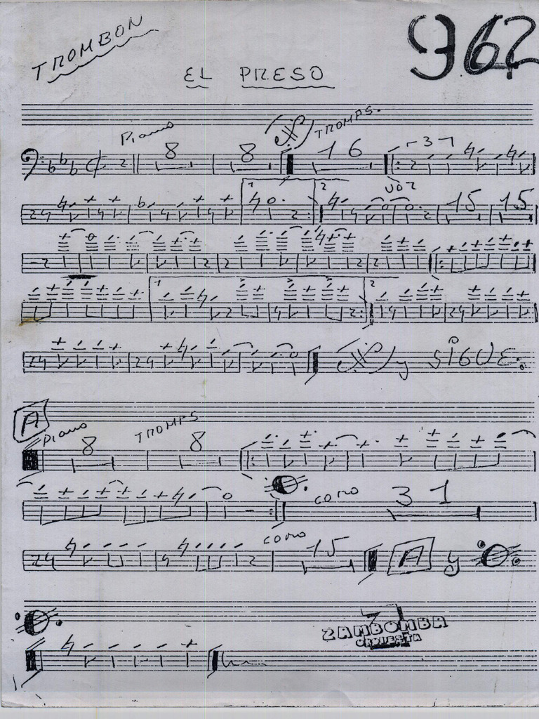 Trombon El Preso | PDF