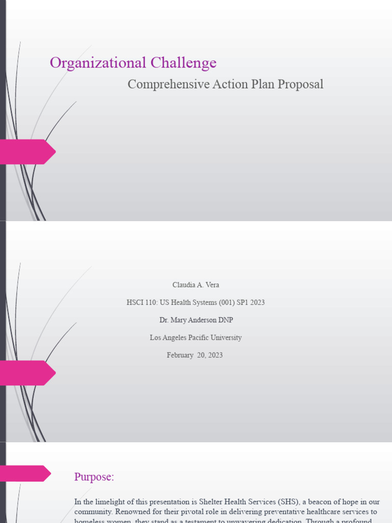 organizational challenge comprehensive action plan | PDF | Emergency ...