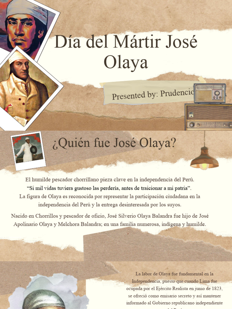 José Olaya: Mártir de la Independencia | PDF | Historia
