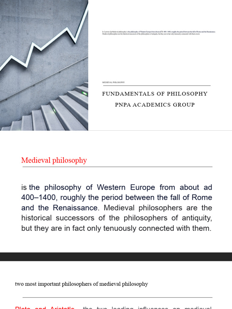 Medieval Philosophy by Professor | PDF | Philosophy