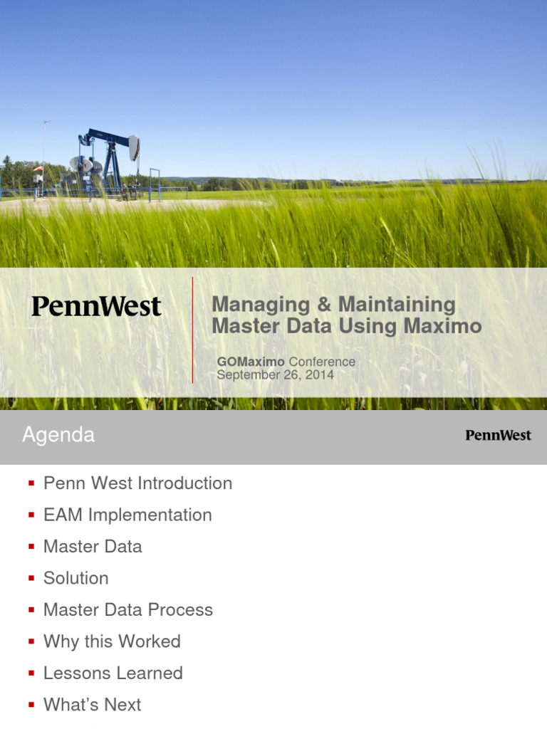 Managing And Maintaining Master Data Using Maximo 1 Pdf Information Technology Management