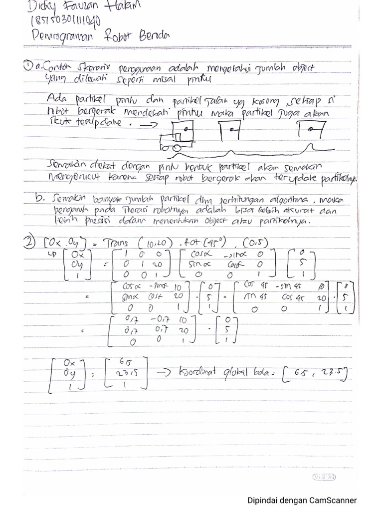 Dicky Fauzan Hakim - KUIS 2 - Pemrograman Robot Beroda | PDF