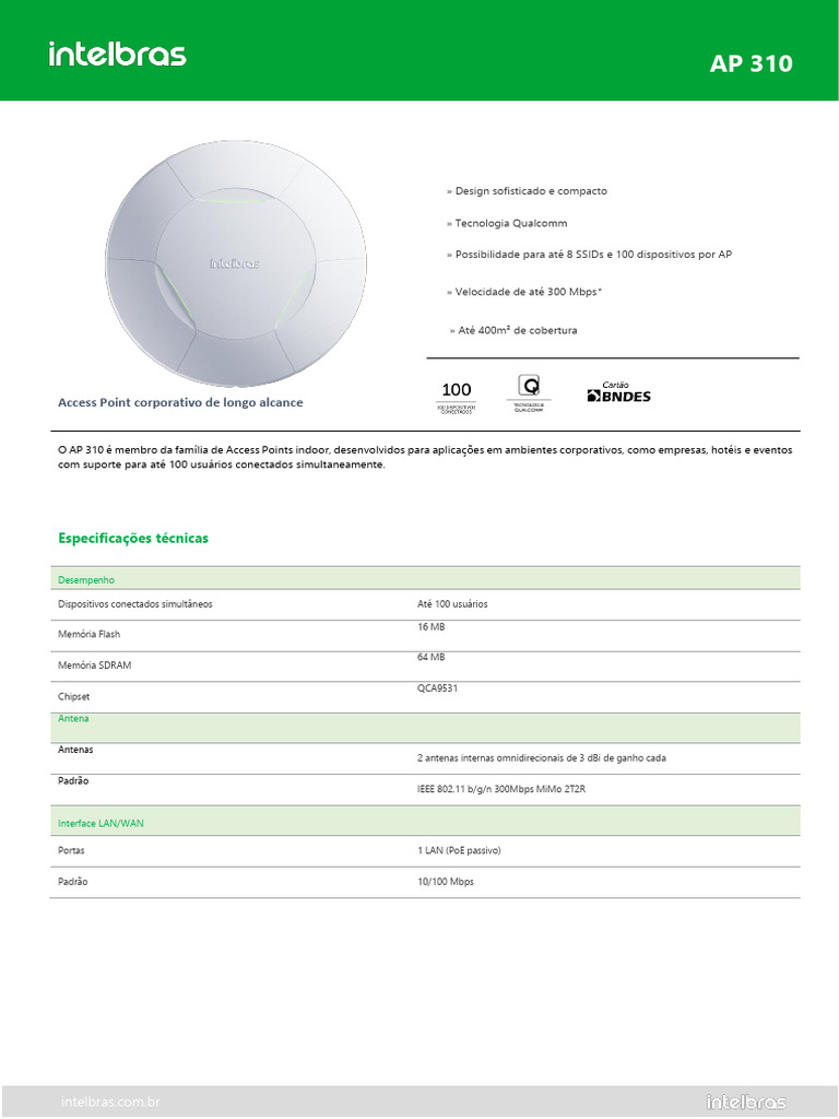 DataSheet AP 310 | PDF