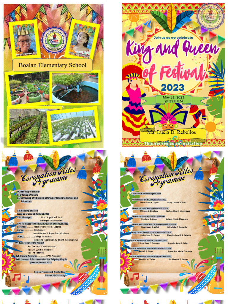 Long CORONATION RITES PROGRAMME For Printing | PDF