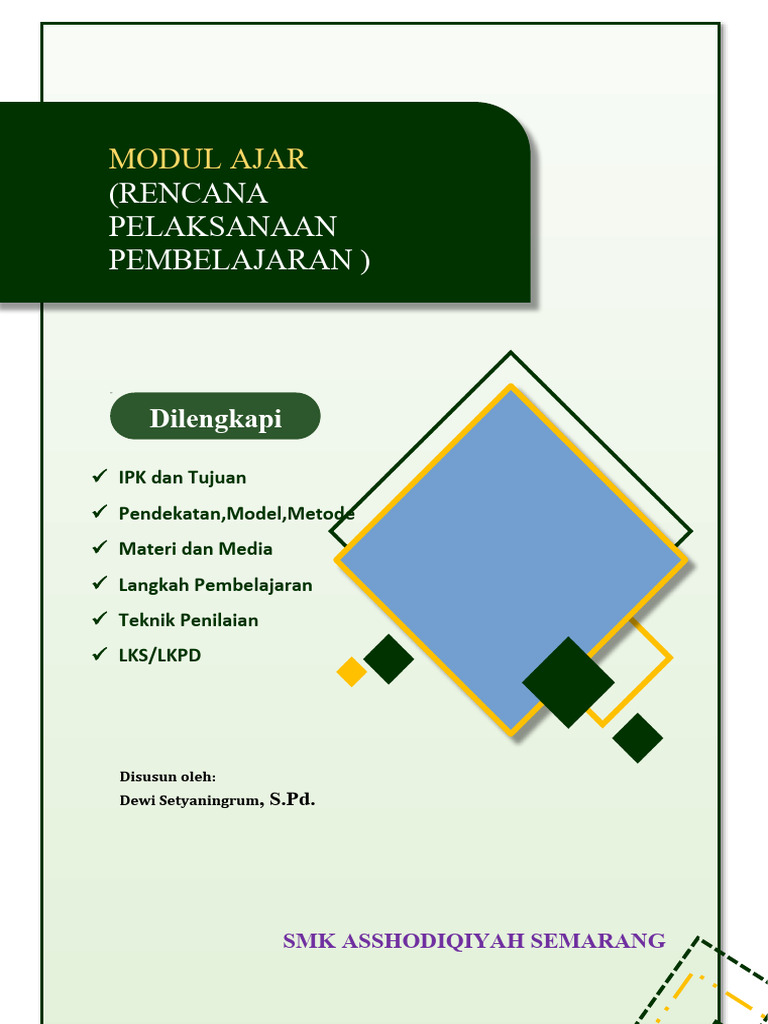 Format Modul Ajar (RPP) Xii | PDF