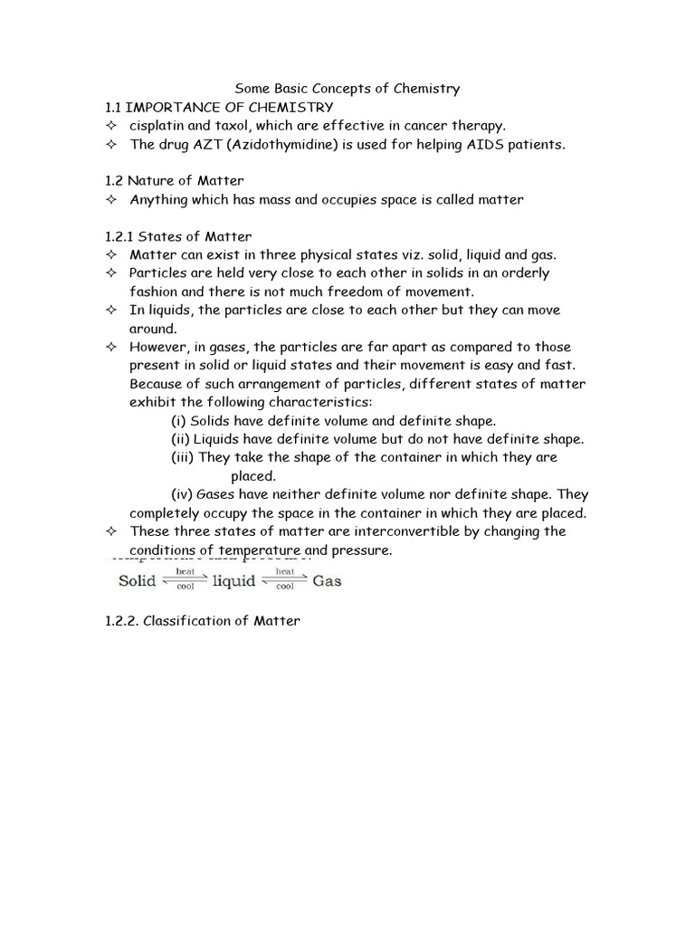 Basic Concepts of Chemistry Overview | PDF | Significant Figures | Mixture