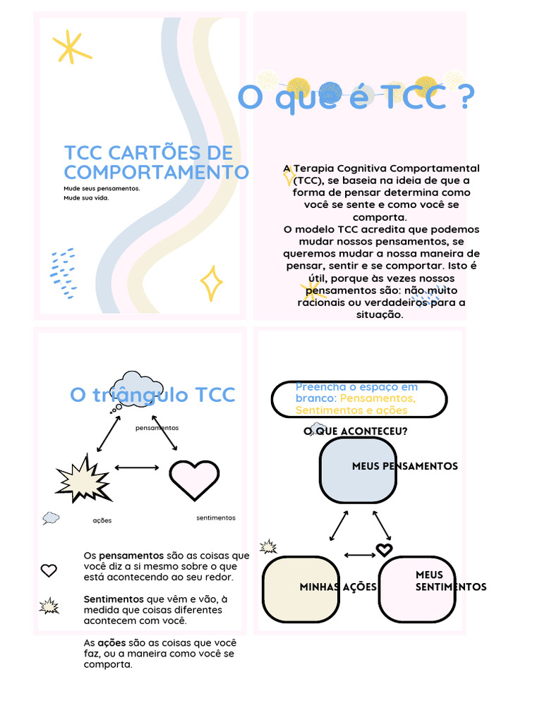 Kit Tcc Pdf Pensamento Ansiedade