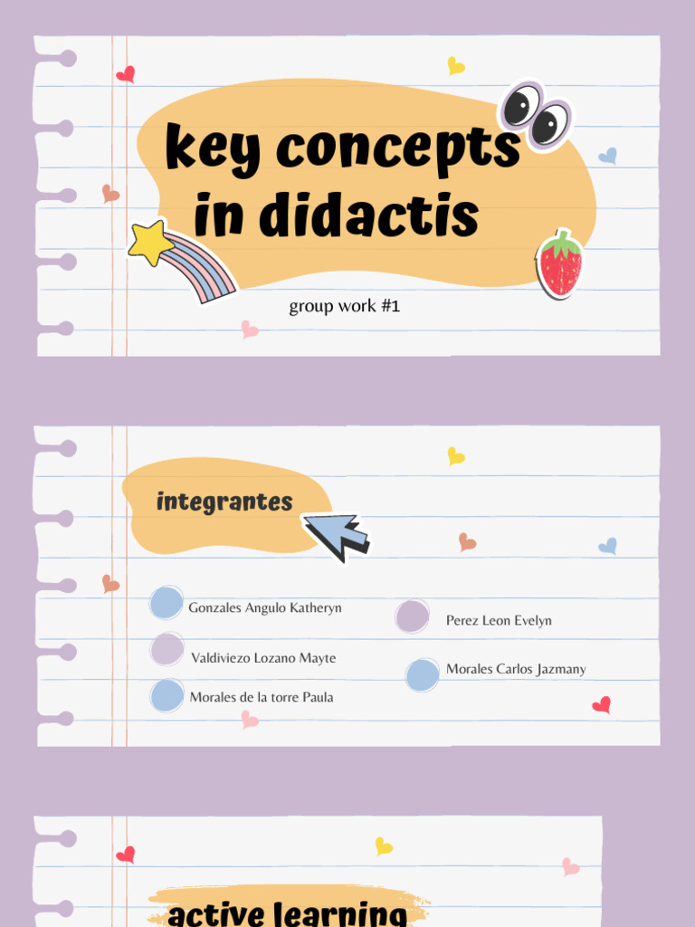 Key Concepts In Didactic Group 1 Pdf