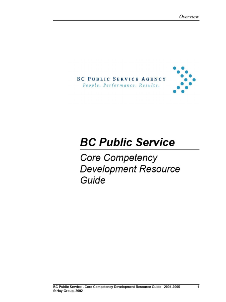 Hay Group Competency | PDF