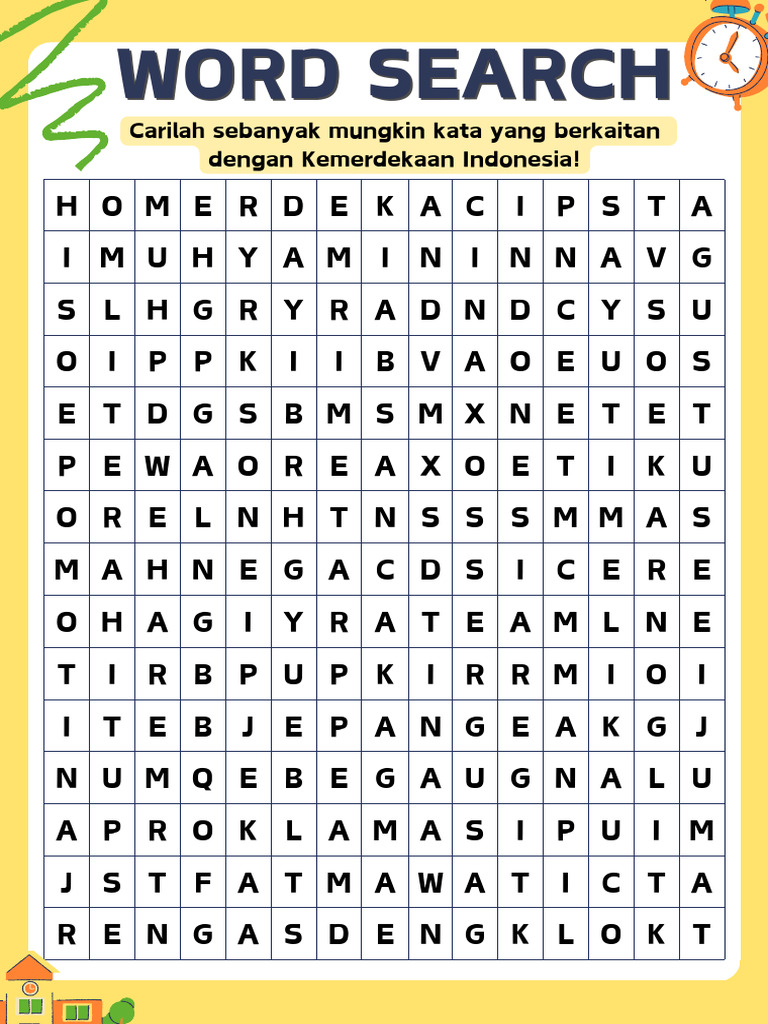 Colorful Illustrated Back To School Word Search Worksheet - 20240203 ...