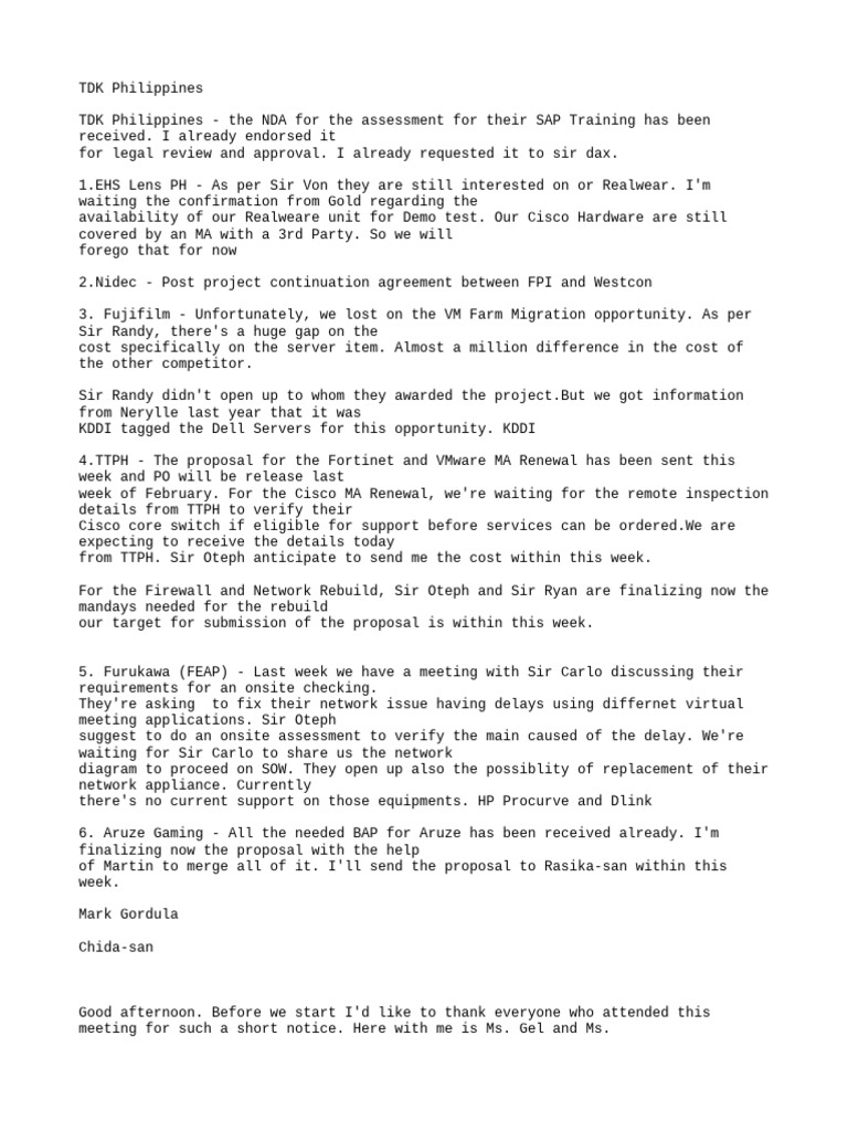 JOC Meeting | PDF | Computer Architecture | Computing