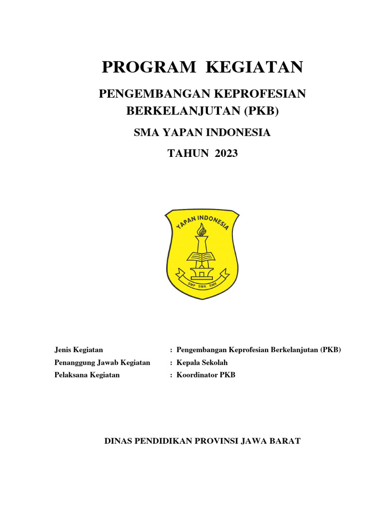 1.1.2 PKB Sma Yapan 2023 | PDF