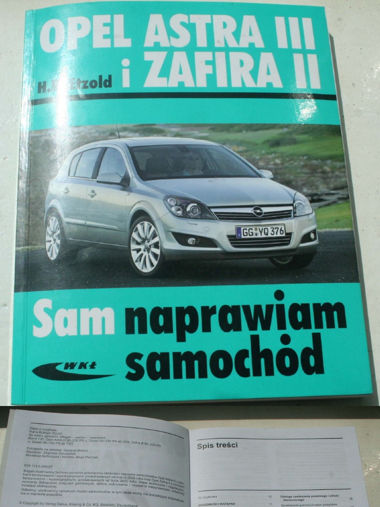 Opel Astra H Service Manual | PDF