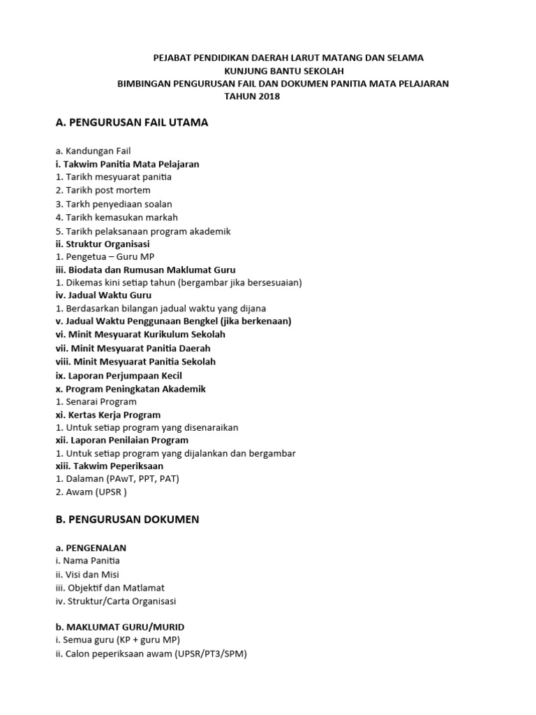 Fail Panitia PPD | PDF