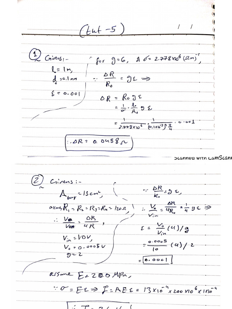 Sheet-5 Sensors | PDF