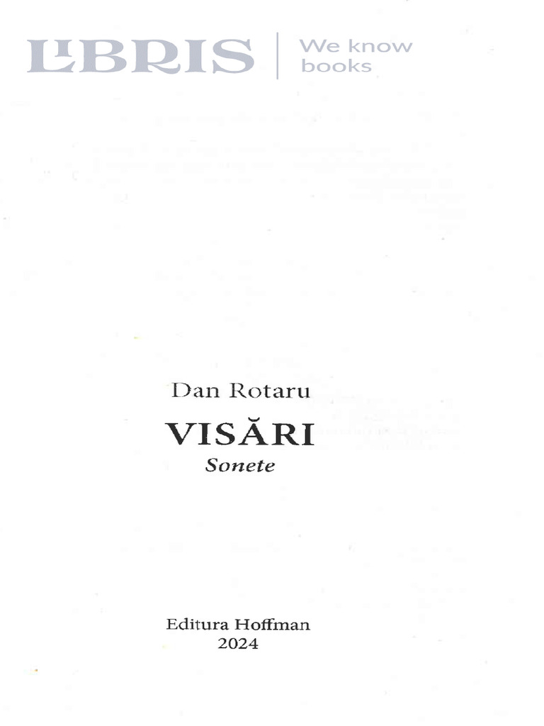 Visari - Dan Rotaru | PDF