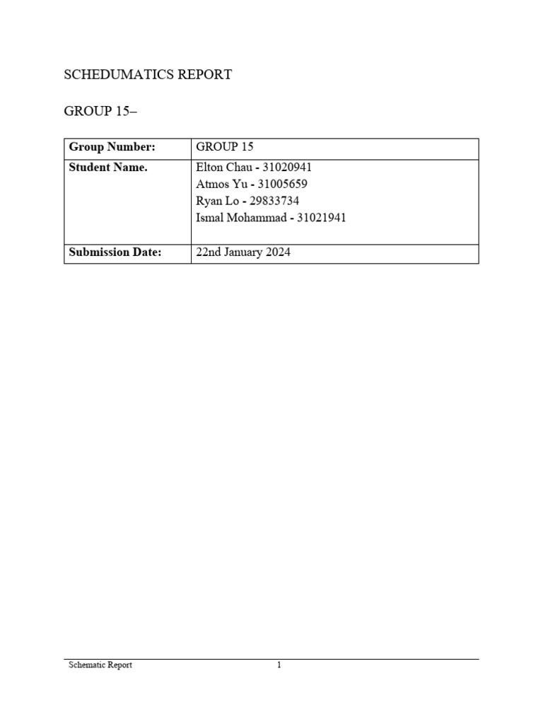 Schedumatics Report | PDF | Building Technology | Temperature Schedumatics Report | PDF | Building Technology | Temperature