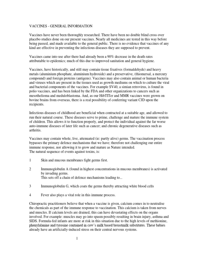 Vaccines Pdf Measles Vaccines